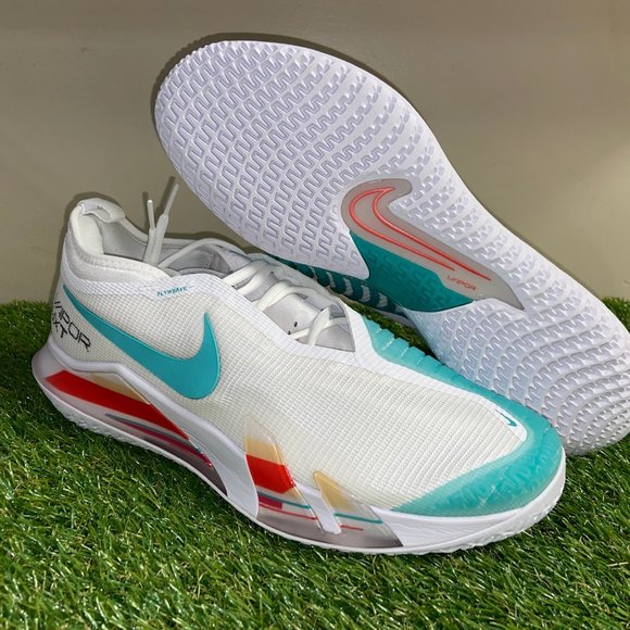Nike | Shoes | Mens Nike React Vapor Nxt Hc Tennis Shoes Cv72436 White ...